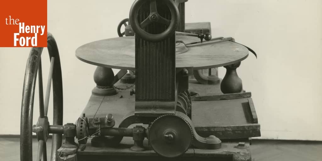 Gear Cutter, circa 1850 - The Henry Ford