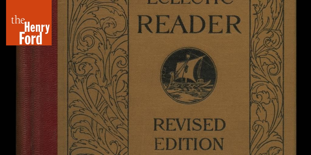 Textbook, "McGuffey's Fifth Eclectic Reader," Revised Edition 1879 ...