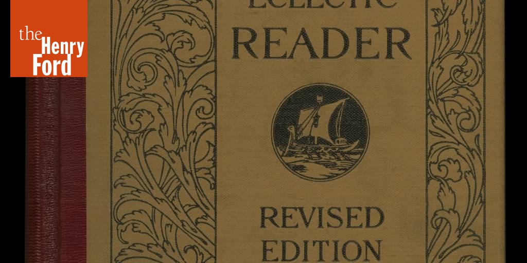 Textbook, "McGuffey's Sixth Eclectic Reader," Revised Edition 1879 ...
