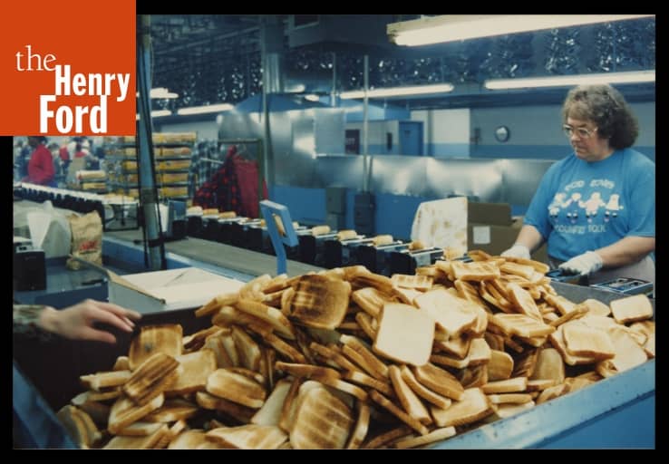 Factory Workers Testing Newly Manufactured Toasters, circa 2000 - The ...