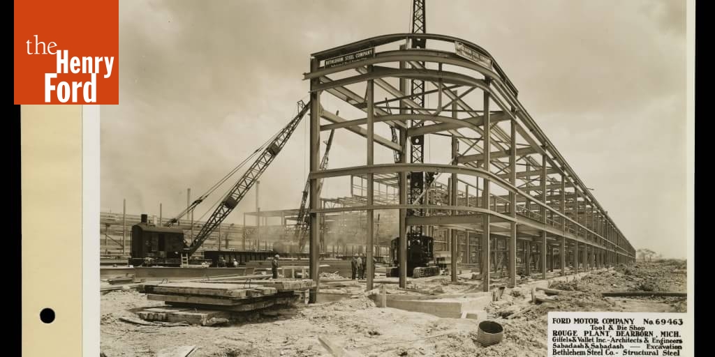 Construction Progress, Ford Rouge Plant Tool and Die Building, May 5 ...