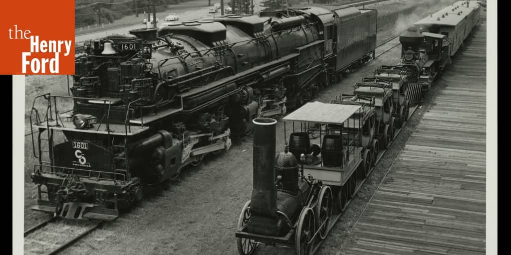 "Allegheny" and "Sam Hill" Locomotives and Replica "DeWitt Clinton ...