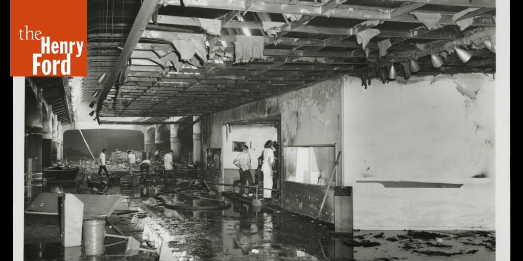 Fire Damage, Henry Ford Museum, August 9, 1970 - The Henry Ford