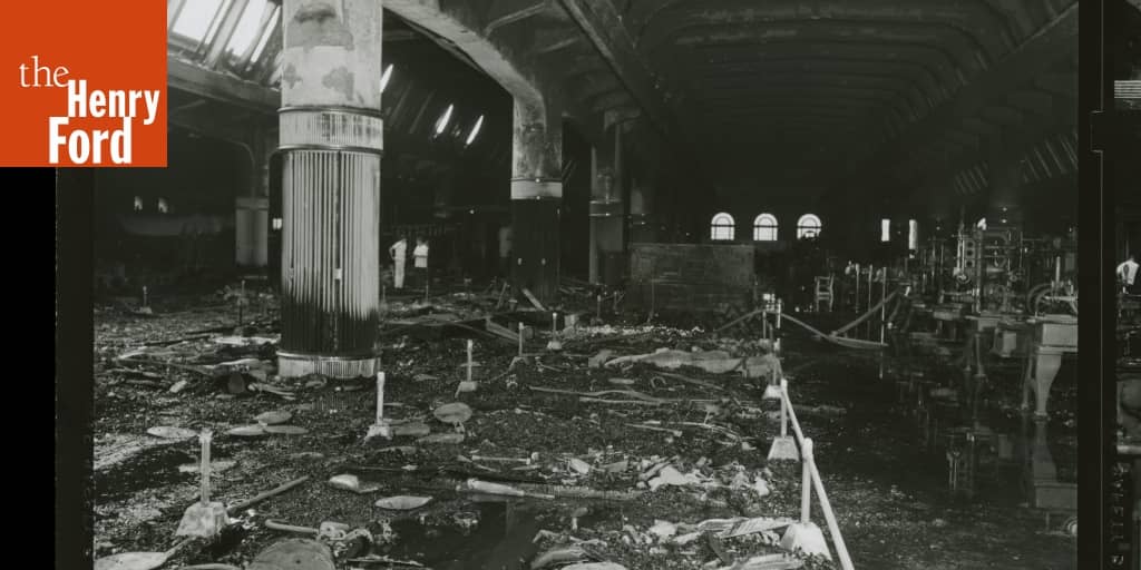 Fire Damage, Henry Ford Museum, August 9, 1970 - The Henry Ford