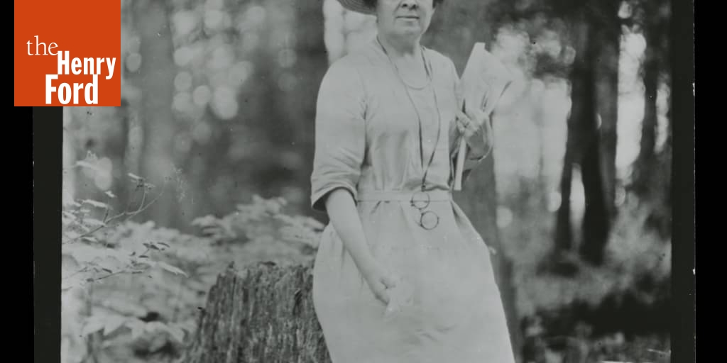 Clara Ford on a "Vagabonds" Camping Trip, 1921 - The Henry Ford