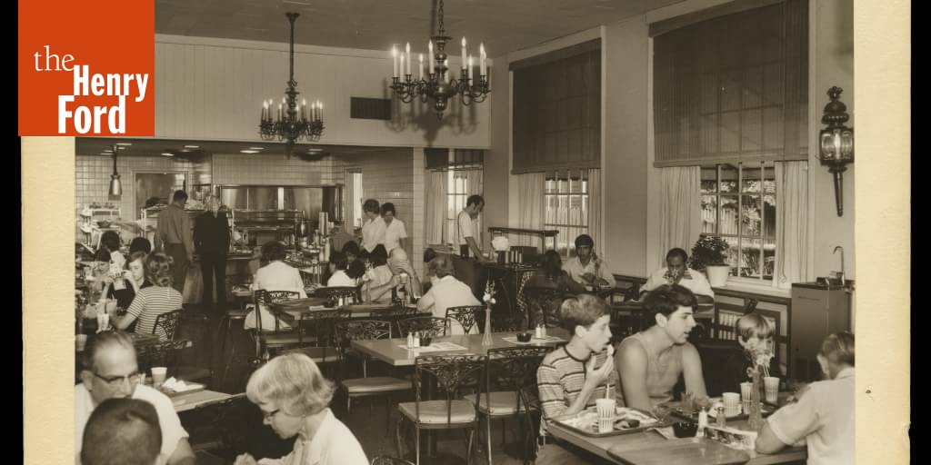 Garden Room Cafeteria in Henry Ford Museum, 1971 - The Henry Ford