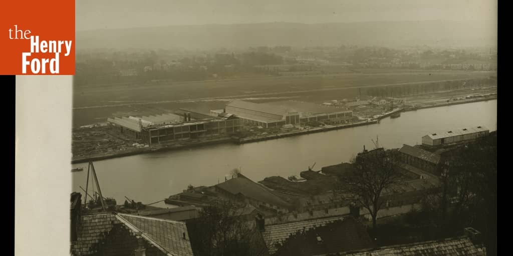 Aerial View of Ford Motor Company Plant in Cork, Ireland, 1921 - The ...