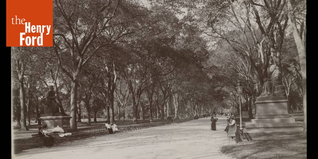 The Mall, Central Park, New York, New York, circa 1900 - The Henry Ford