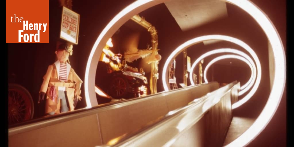 Moving Ramp Leading to the Magic Skyway Ride at the Ford Pavilion, New ...