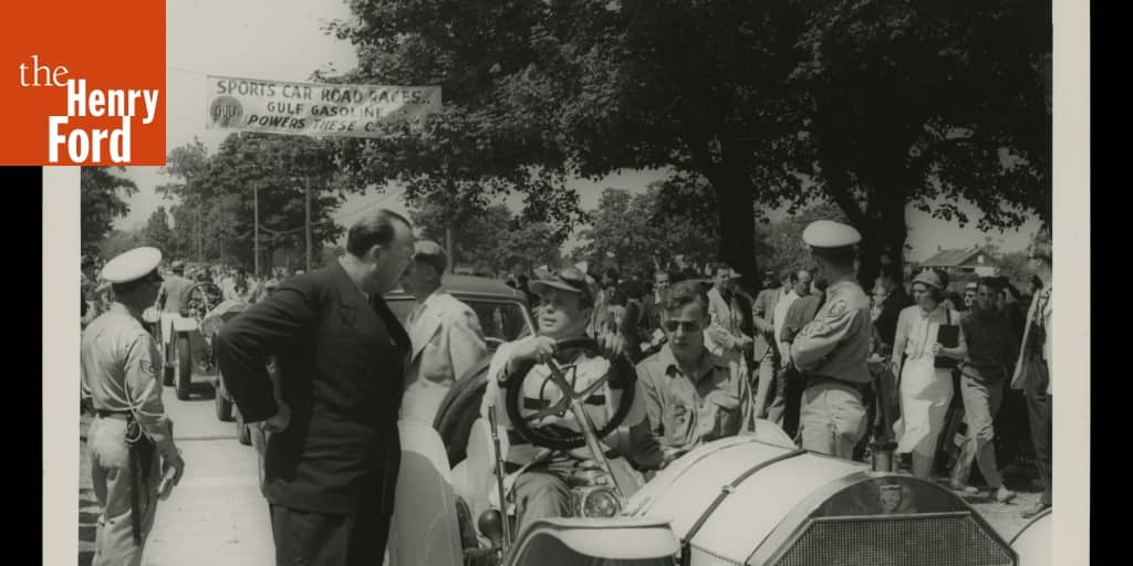 Henry Austin Clark, Jr. Driving 1911 Mercer Raceabout in Bridgehampton ...