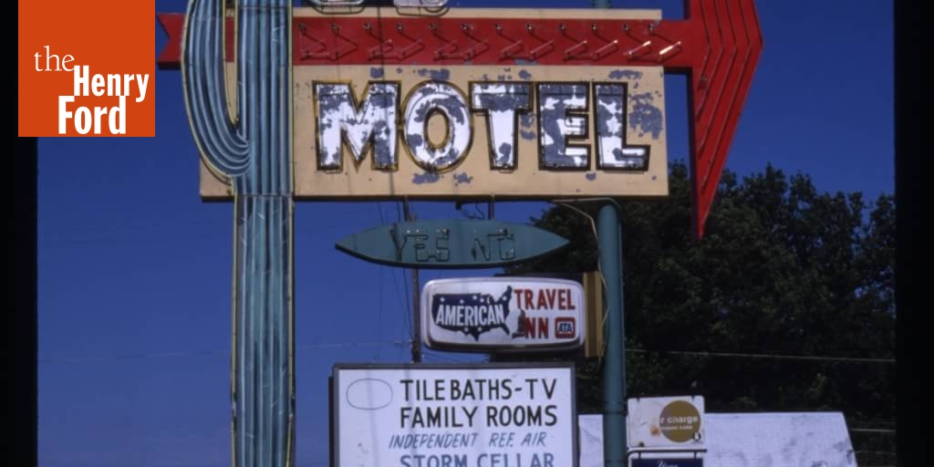 Rio Siesta Motel Sign, Clinton, Oklahoma, 1982 - The Henry Ford