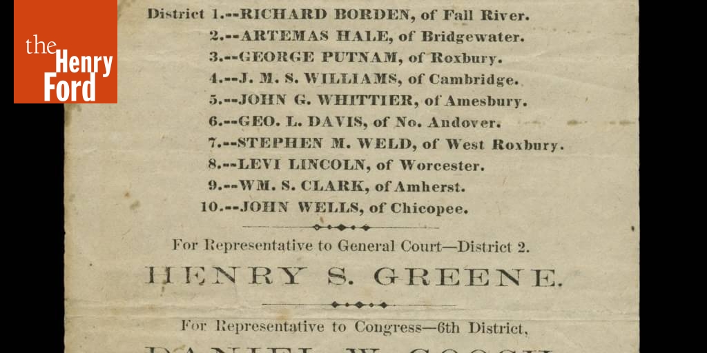 Abraham Lincoln and Andrew Johnson Presidential Election Ballot, 1864 ...