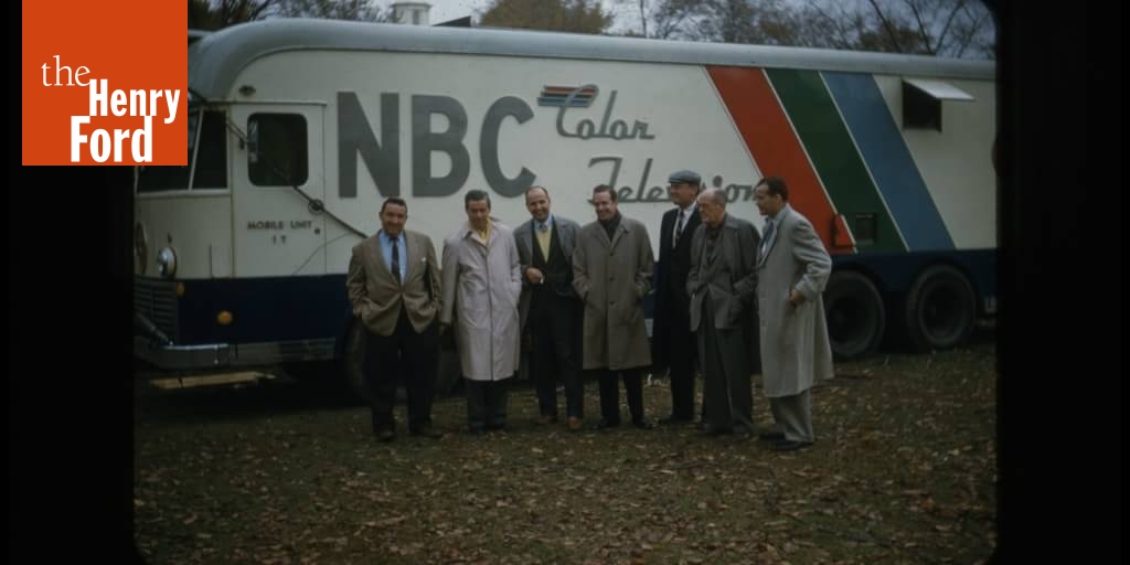 NBC Broadcast of Three Color Shows from Greenfield Village, October 25 ...