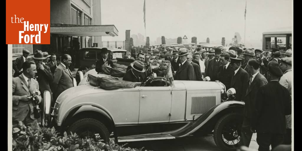 Visitors at Opening of Ford Motor Company's Cologne, Germany Plant ...