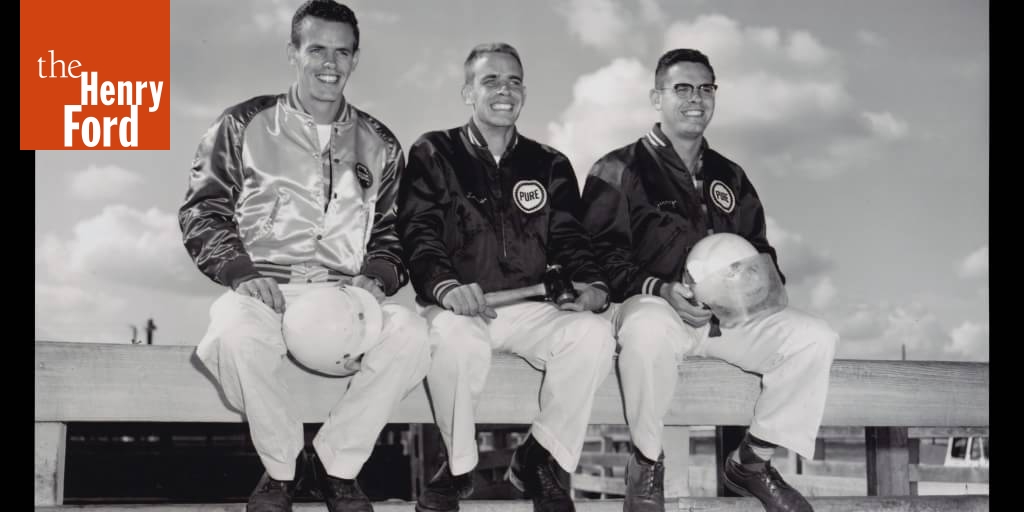 Bobby Unser, Louis Unser and Jerry Unser at a NASCAR Race at Clovis ...