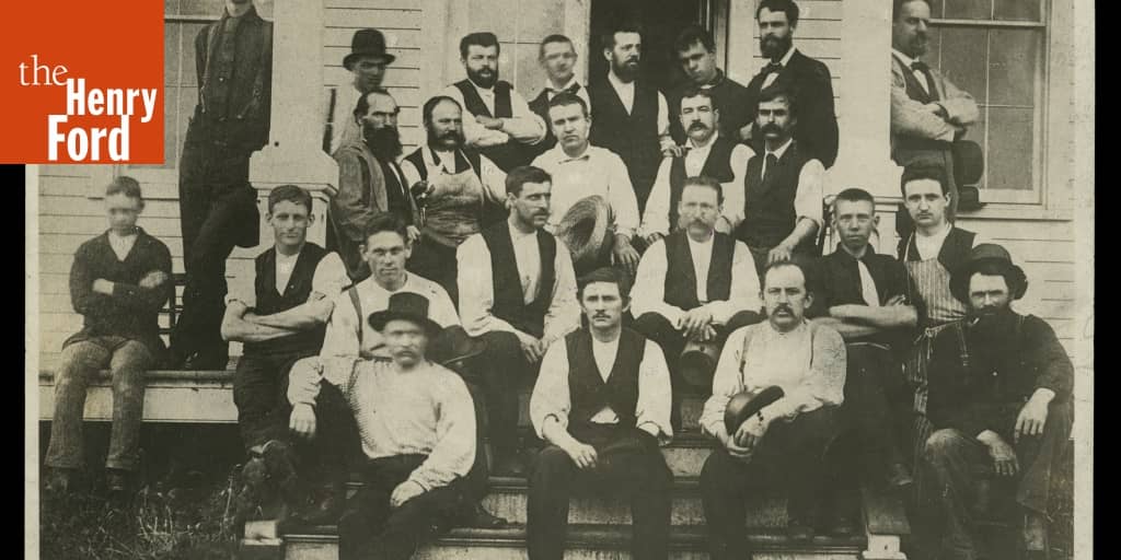 Thomas Edison with His Laboratory Assistants, Menlo Park, New Jersey ...