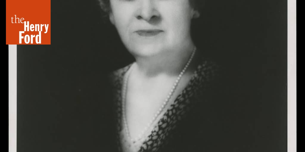 Portrait of Clara Bryant Ford, circa 1938 - The Henry Ford