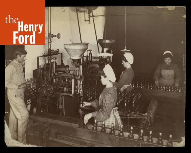 Employees Filling Bottles at the H. J. Heinz Factory, circa 1890 - The ...