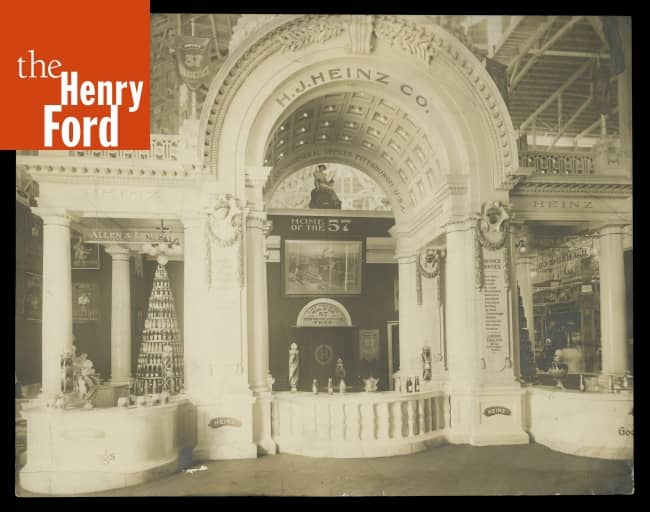 H. J. Heinz Co. Booth at the World's Columbian Exposition, Chicago ...