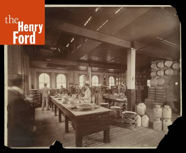 H. J. Heinz Factory, Kitchen Workers Preparing Preserves, circa 1900 ...