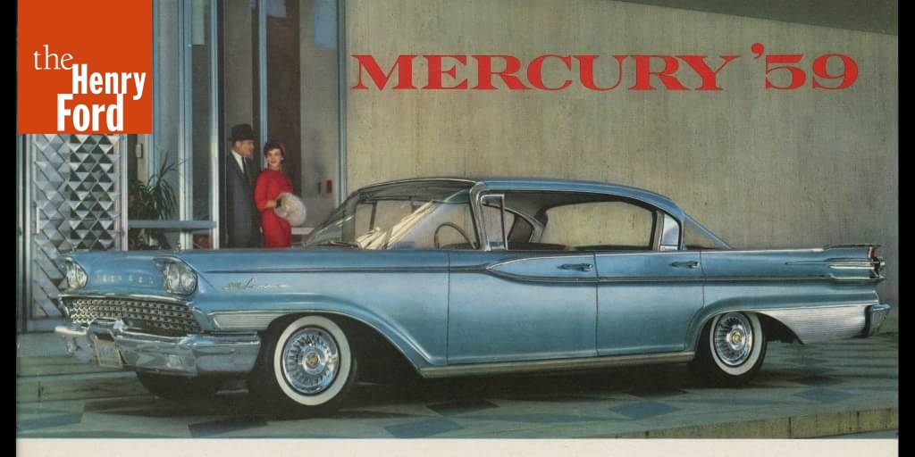 1959 Mercury Sales Brochure, "Mercury '59 America's Liveliest Luxury ...