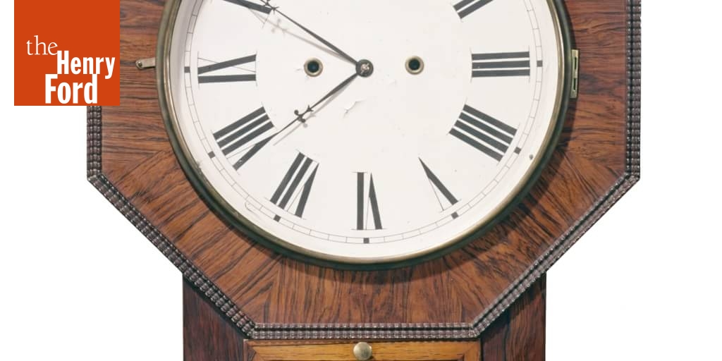 Wall Clock, Made by Joseph Ives, 1850-1856 - The Henry Ford