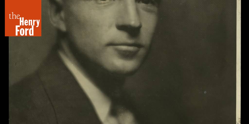 Portrait of Edsel Ford, 1928 - The Henry Ford