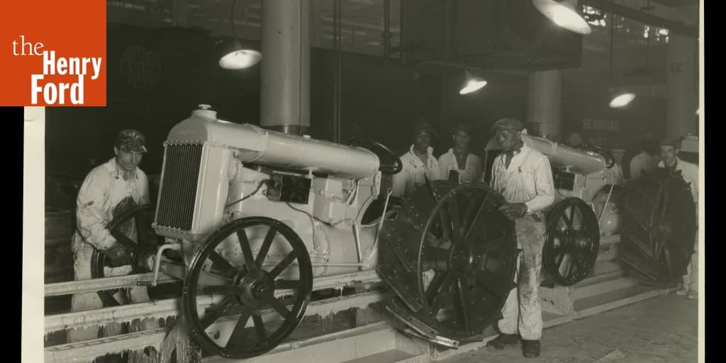 Fordson Tractor Assembly Line at the Ford Rouge Plant, May 1923 - The ...