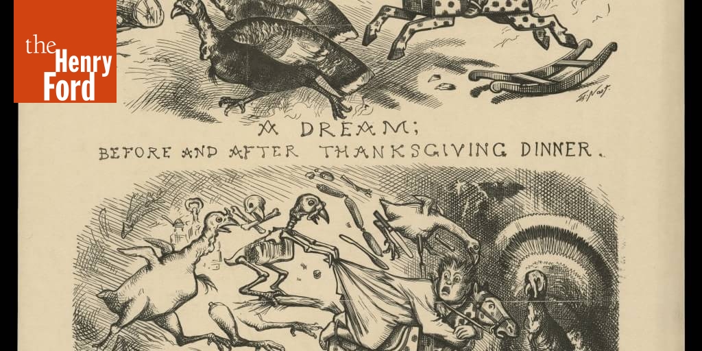 Etching Proof from a Thomas Nast Drawing, "A Dream, before and after ...