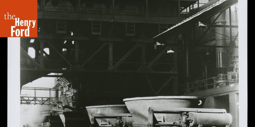 Slag Buggies at Ford Rouge Plant, 1927 - The Henry Ford