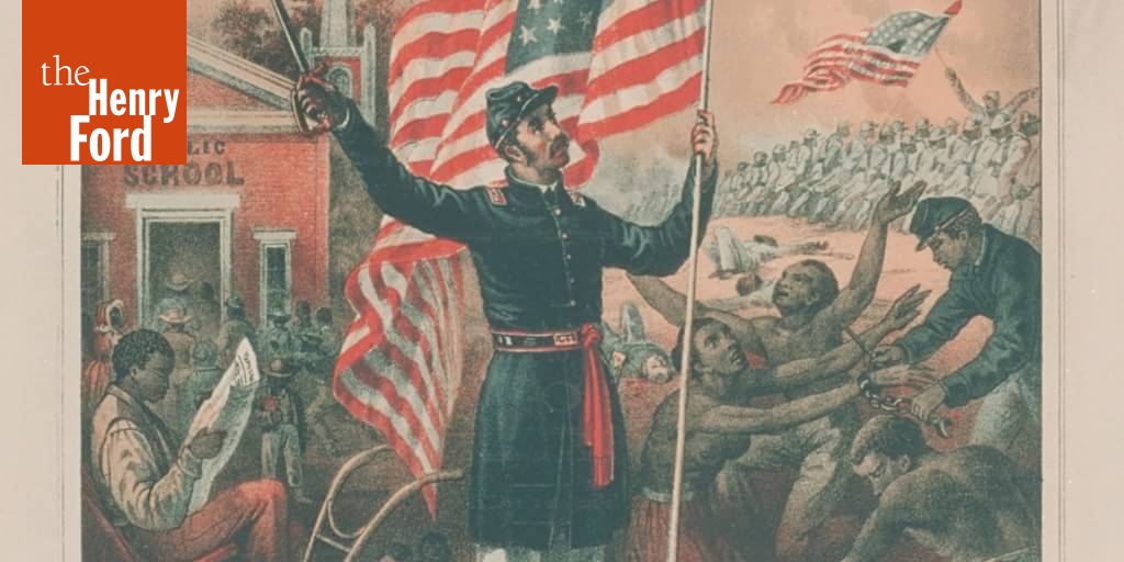 "Freedom to the Slave...Fight For the Stars and Stripes," 1863-1865 ...