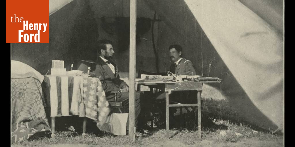 Photomechanical Print, "October 3, 1862--Lincoln and McClellan after ...