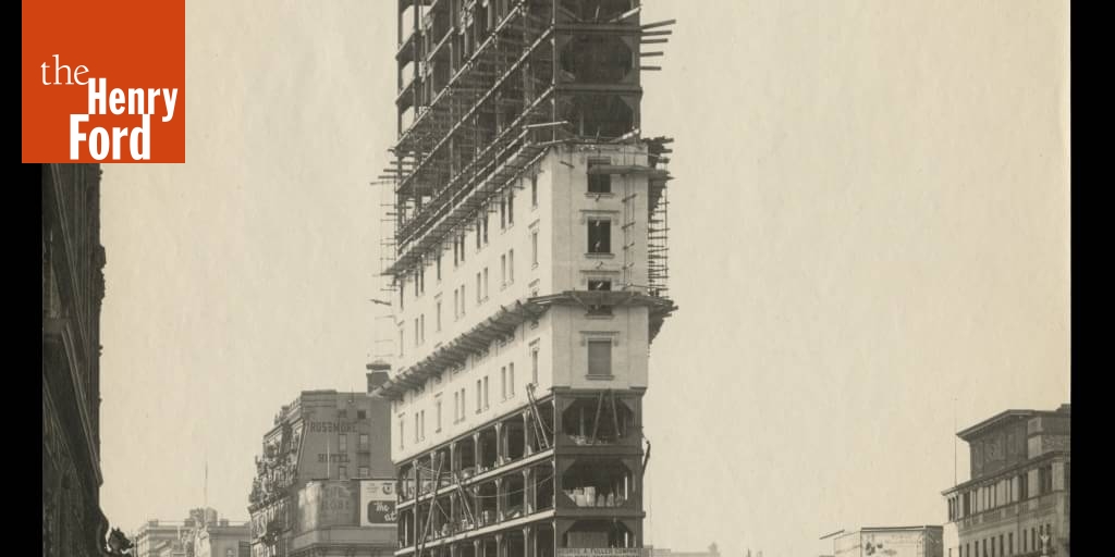 Construction of Times Building, New York City, 1904 - The Henry Ford