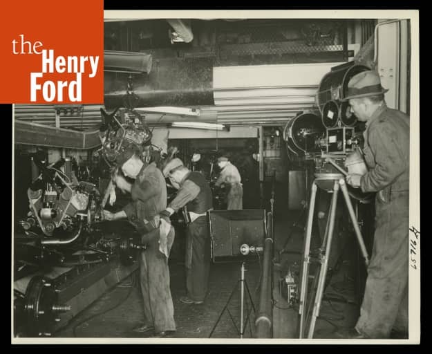 Filming the Assembly Line at the Ford Rouge Plant, January 1936 - The ...