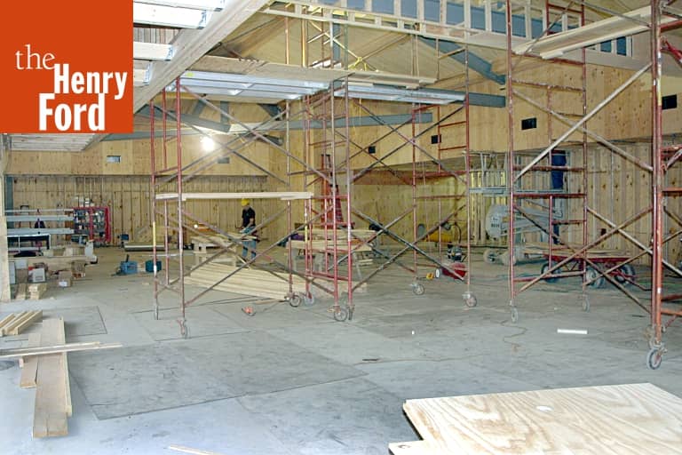 Lodge at Christie & Main Construction during the Greenfield Village ...