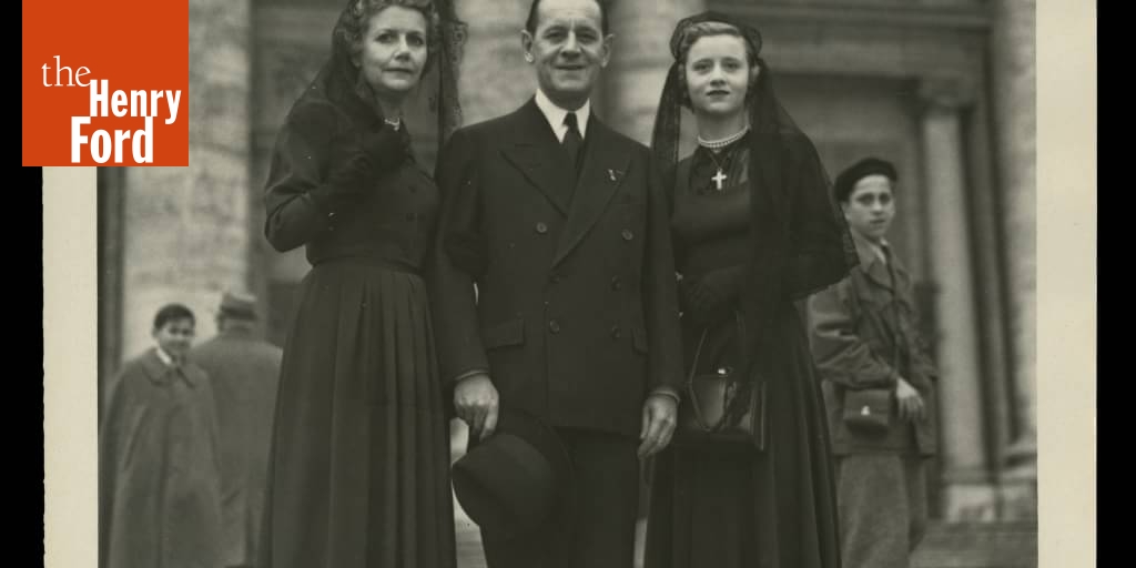 Elizabeth Parke Firestone and Harvey Firestone, Jr. with Daughter, Anne ...