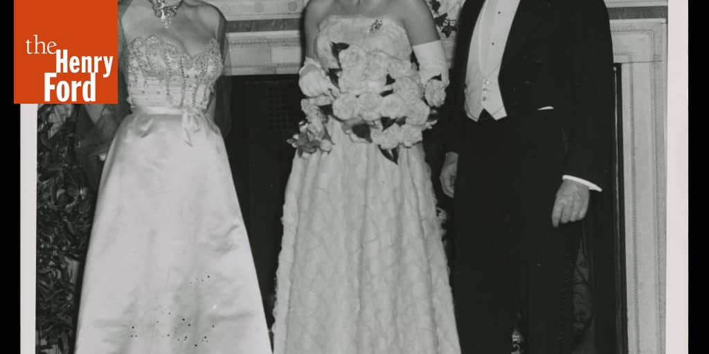 Elizabeth Parke Firestone, Anne Firestone, and Harvey Firestone, Jr. at ...