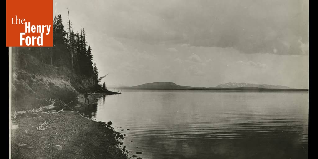 Yellowstone Lake from West Side of Stevenson's Island, Yellowstone ...