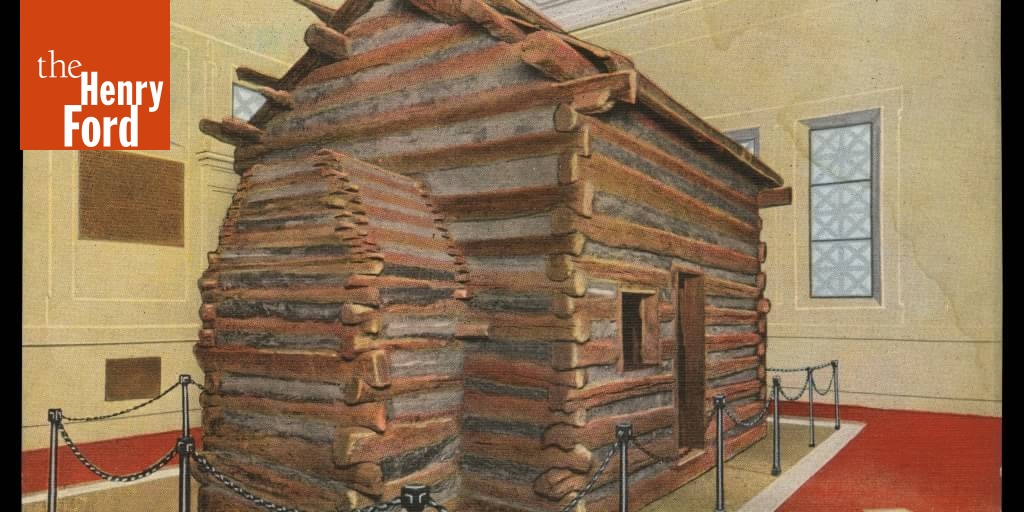 Birthplace of Abraham Lincoln inside Memorial Building near Hodgenville ...
