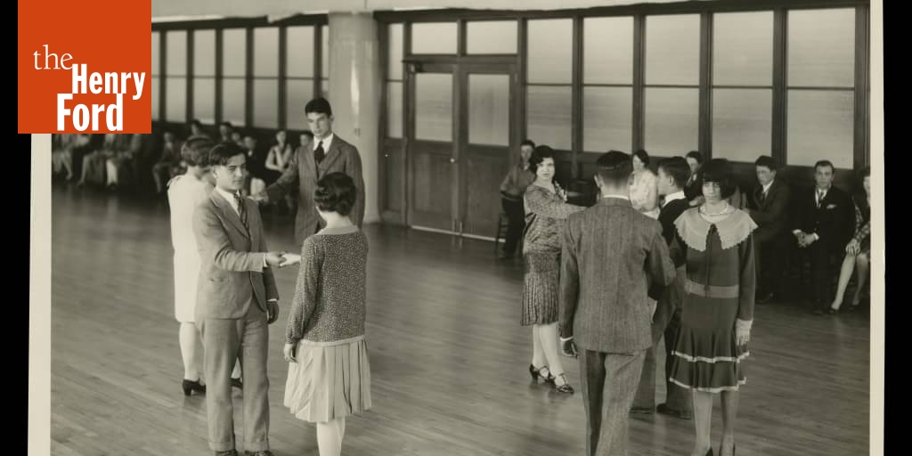 Dancing Class in the Ford Engineering Laboratory Dance Room, 1929 - The ...