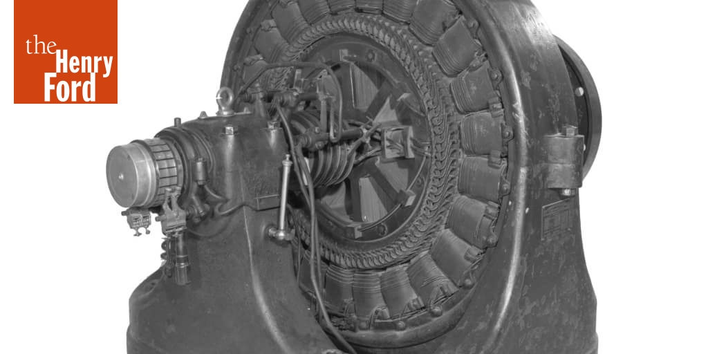 AC Generator, Used by the International Harvester Company, circa 1895 ...