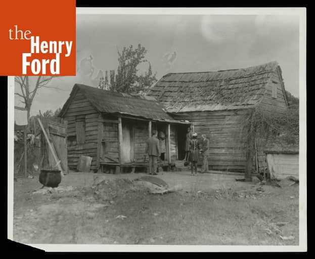 Mattox Family Home at Its Original Site, Richmond Hill, Georgia, circa ...