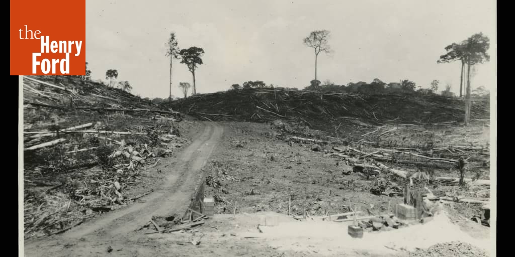 New Road Construction at Fordlandia, Brazil, 1929 - The Henry Ford