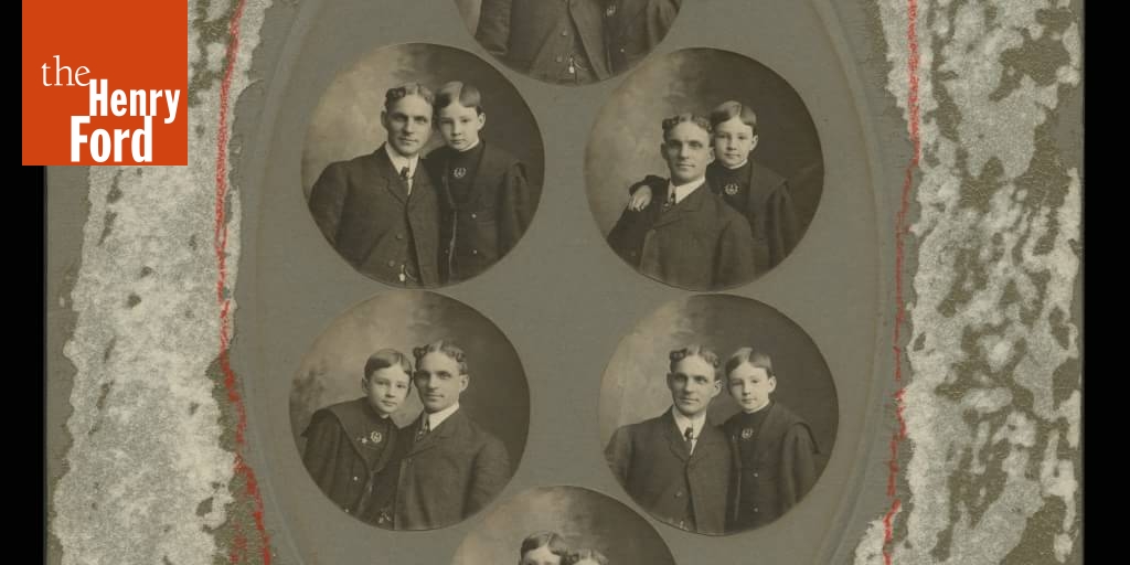 Portraits of Henry Ford with Edsel Ford, 1902 - The Henry Ford