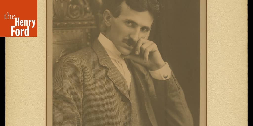 Portrait of Nikola Tesla, circa 1895 - The Henry Ford