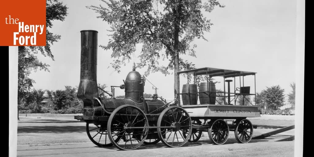 Replica of 1831 "DeWitt Clinton" Steam Locomotive in Greenfield Village ...