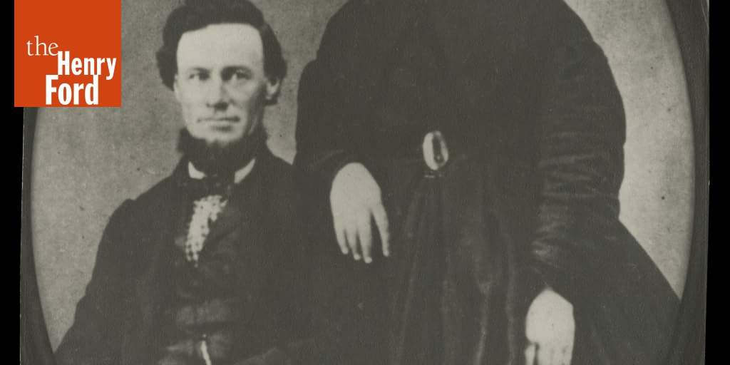 Wedding Portrait of Catherine and Benjamin Firestone, 1863 - The Henry Ford