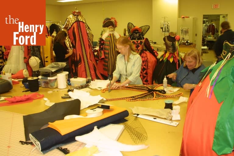 Costume Studio Preparing for Halloween in Greenfield Village, October ...