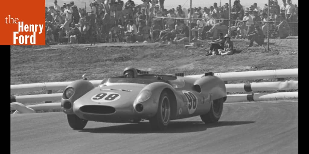 Dave MacDonald Driving Shelby King Cobra CM/1/63 in Los Angeles Times ...
