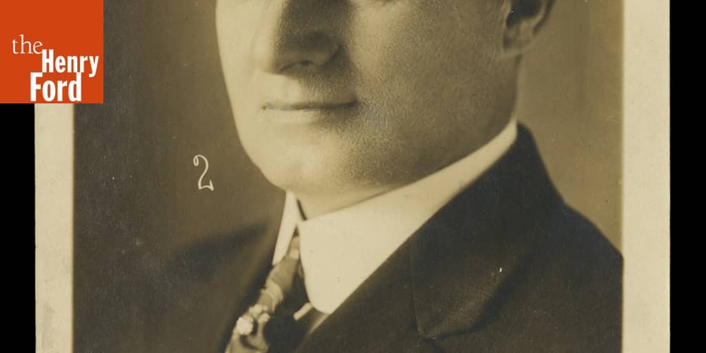 Portrait of John M. Colquhoun, circa 1925 - The Henry Ford